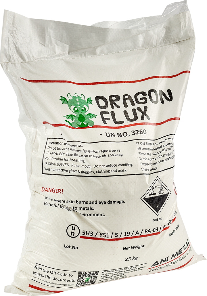 Dragon Flaks - Galvanizing Flux - Hot Dip Galvanizing | ANI METAL